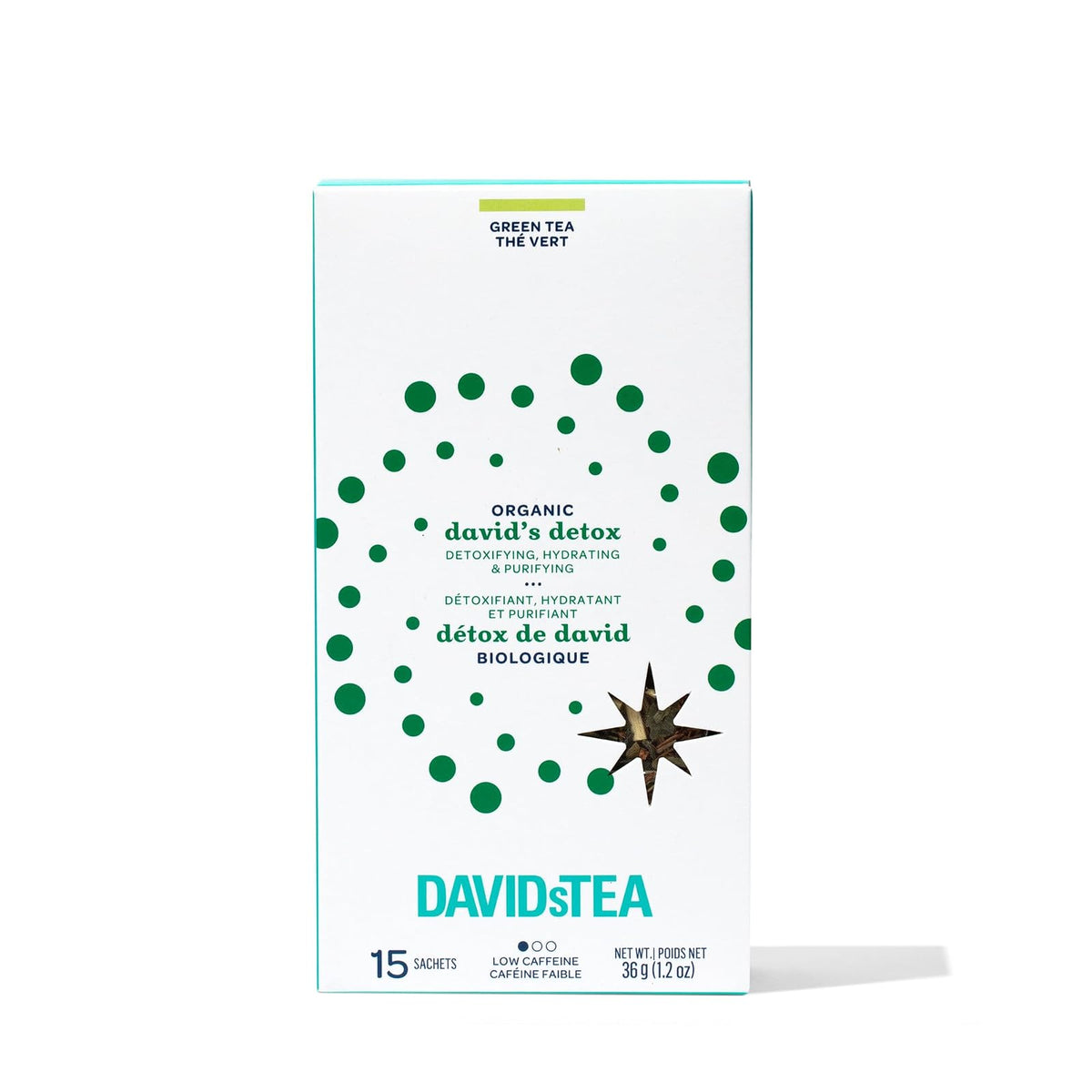 DAVIDsTEA Organic Detox Tea benefits