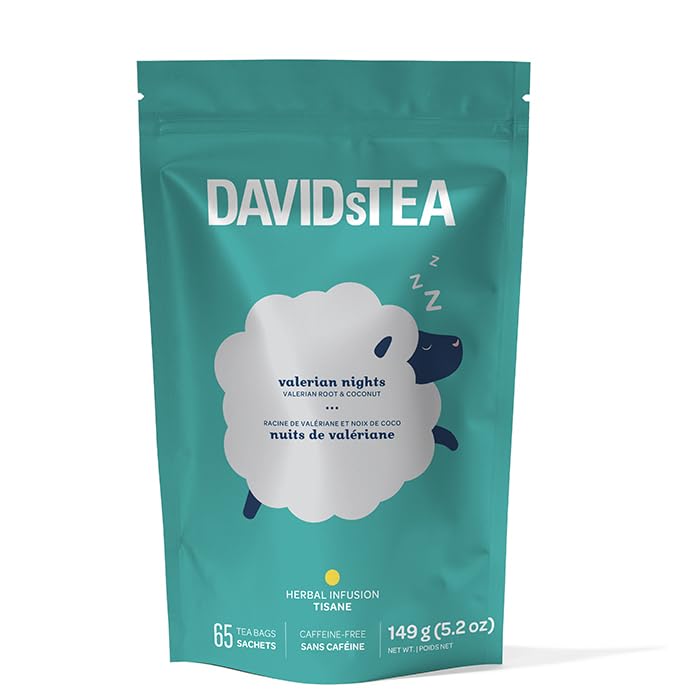 DAVIDsTEA Valerian Nights herbal tea bags