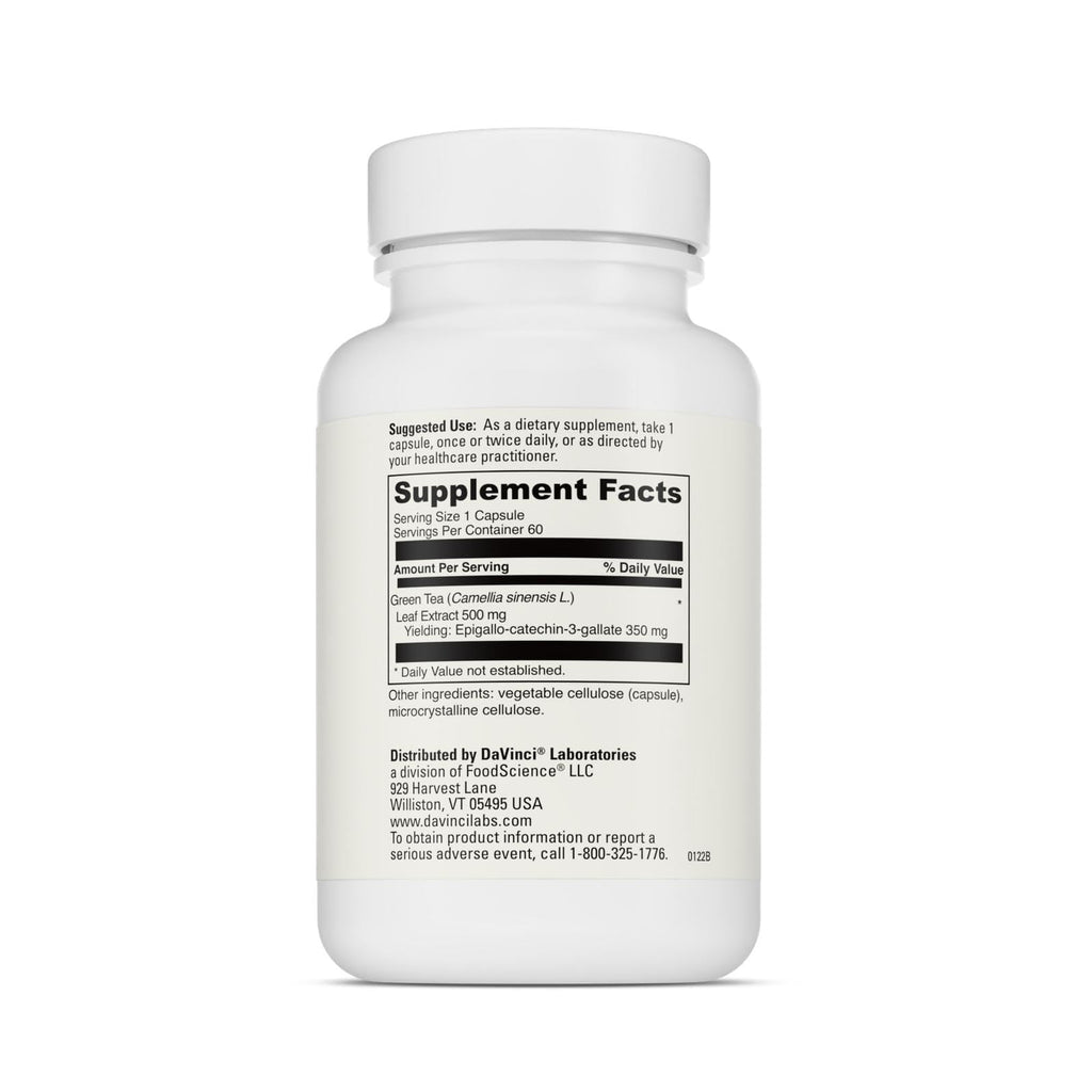 DAVINCI Labs green tea extract capsules