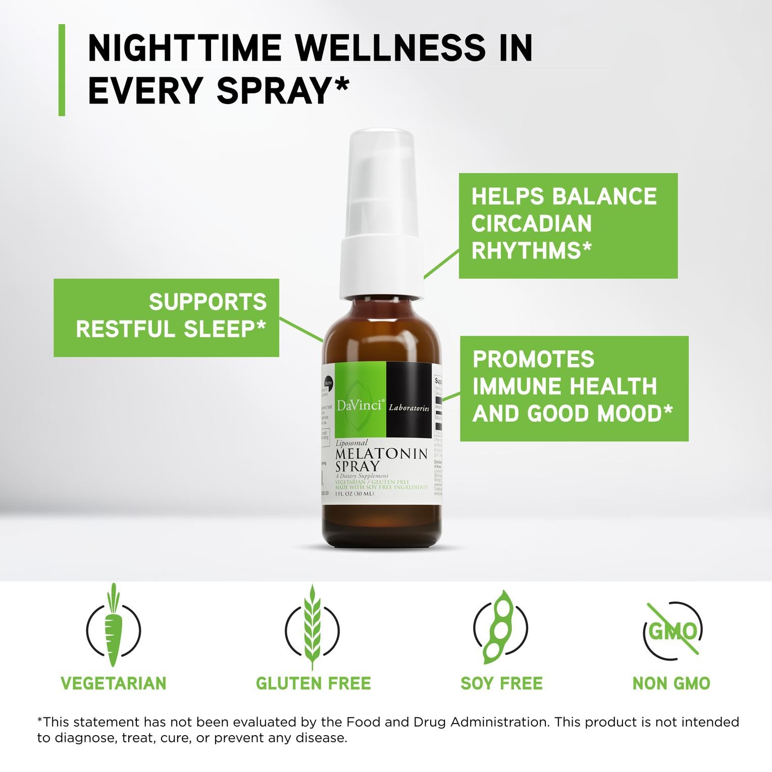 DAVINCI Labs melatonin sleep aid