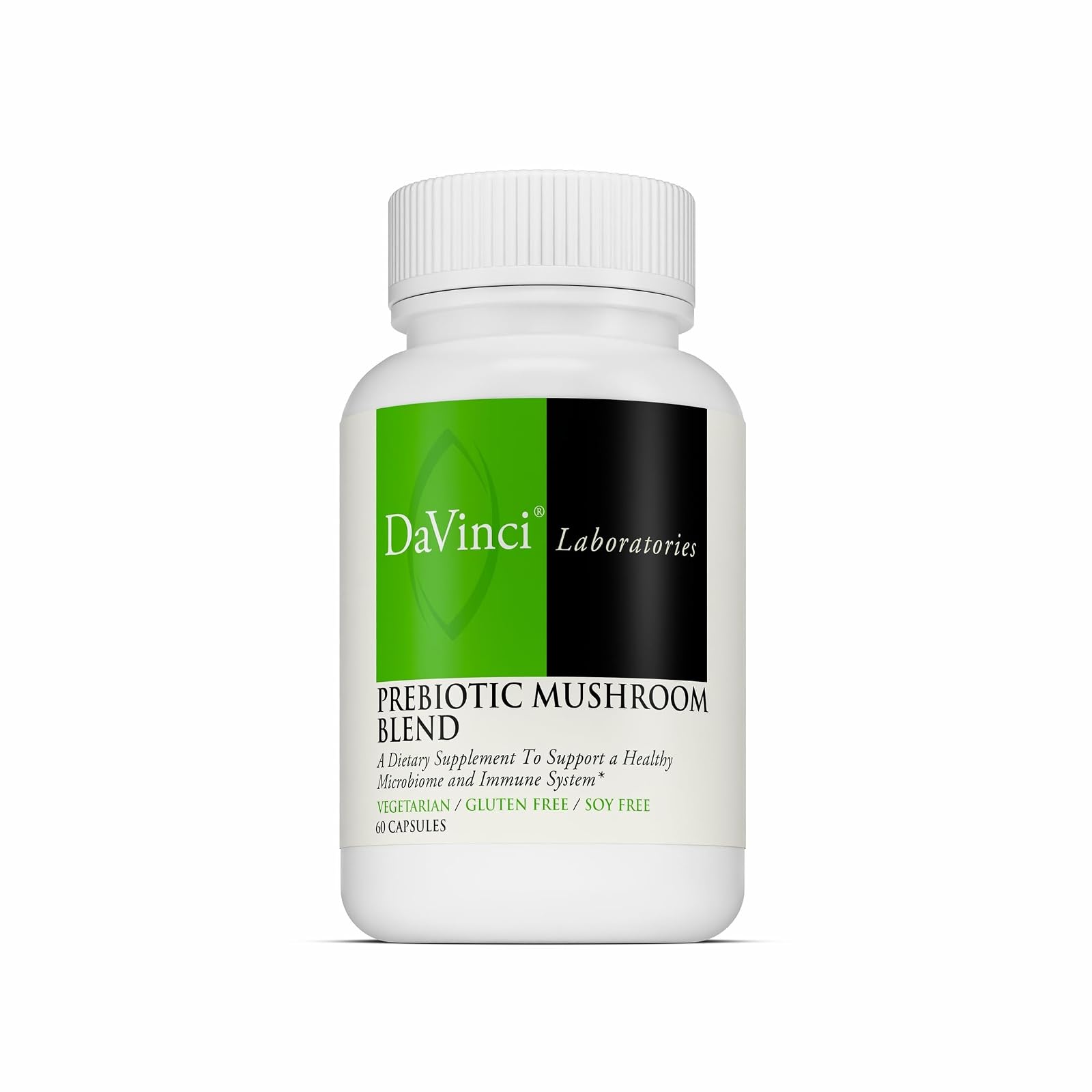 DAVINCI Labs prebiotic mushroom capsules