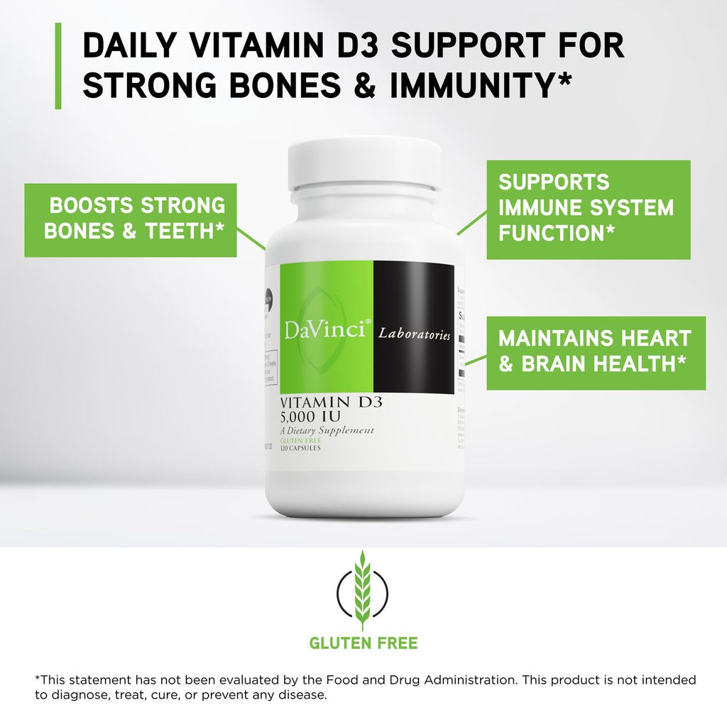 DAVINCI Labs vitamin D3 benefits