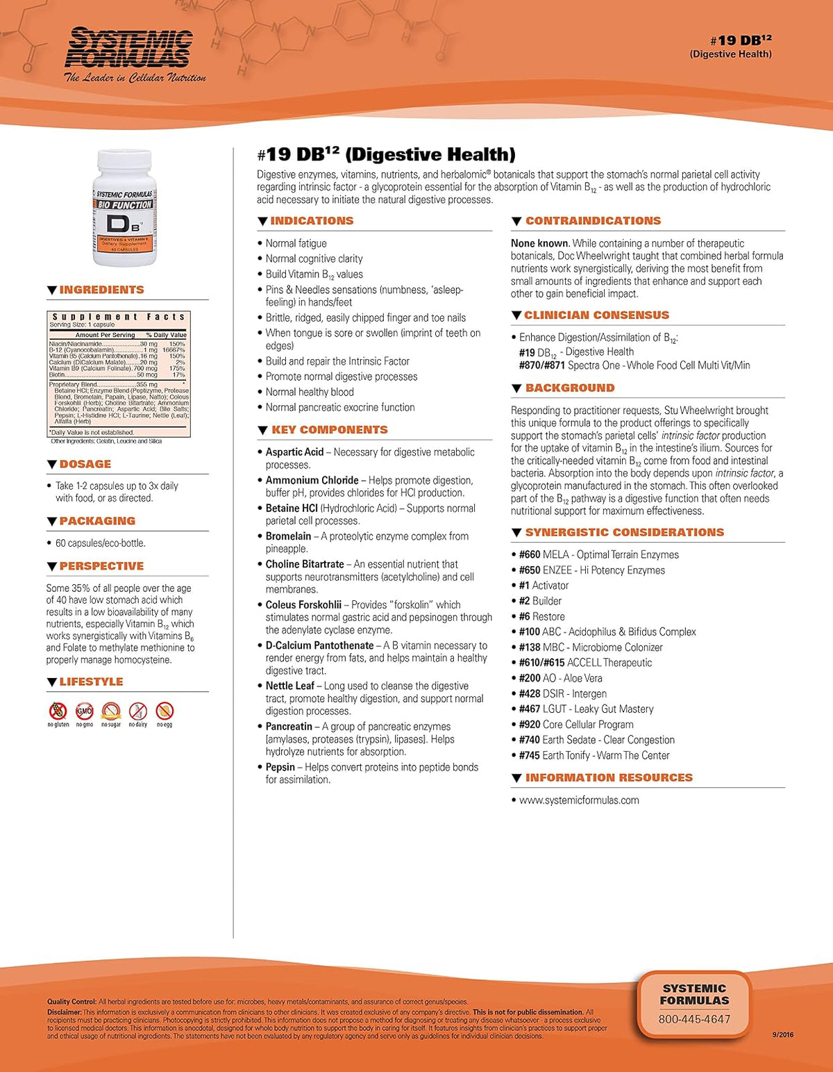 DB12 Digest for optimal nutrient absorption