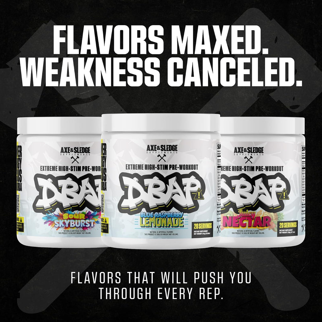 DBAP pre-workout for better focus