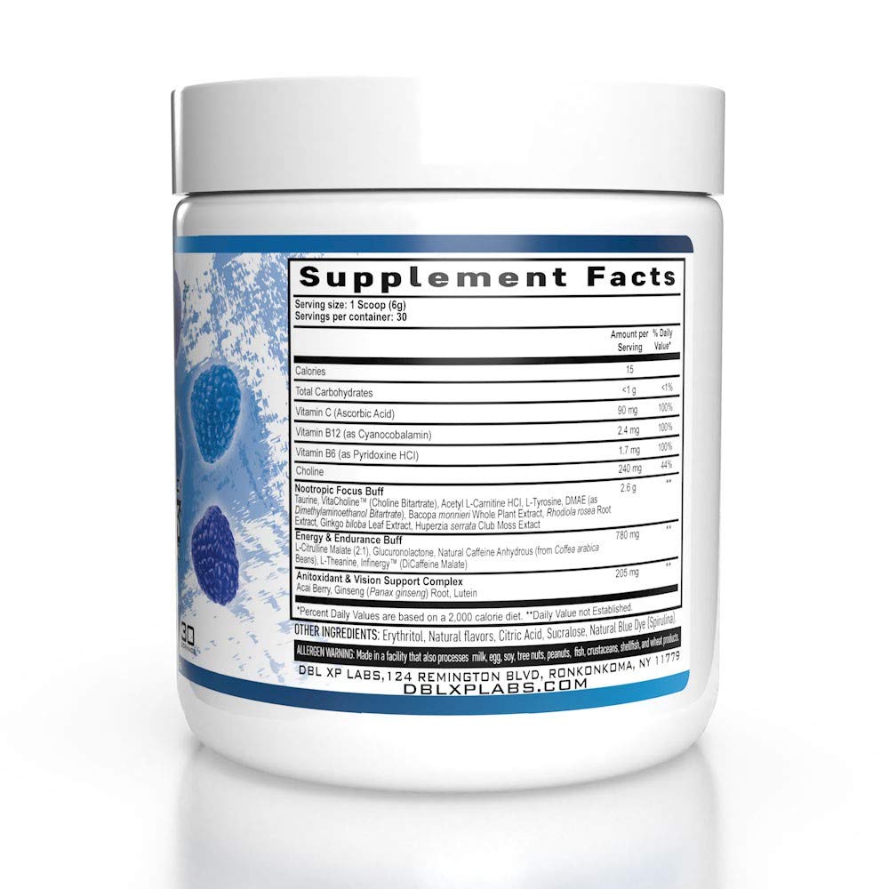 Dbl XP Labs Blue Shock formula