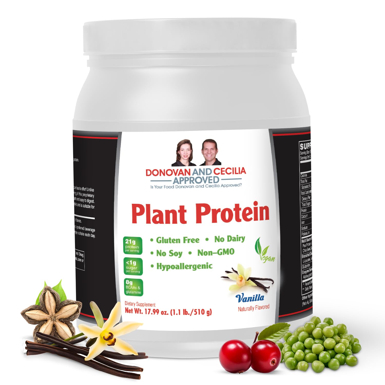 DCA Nutrition vegan plant protein powder