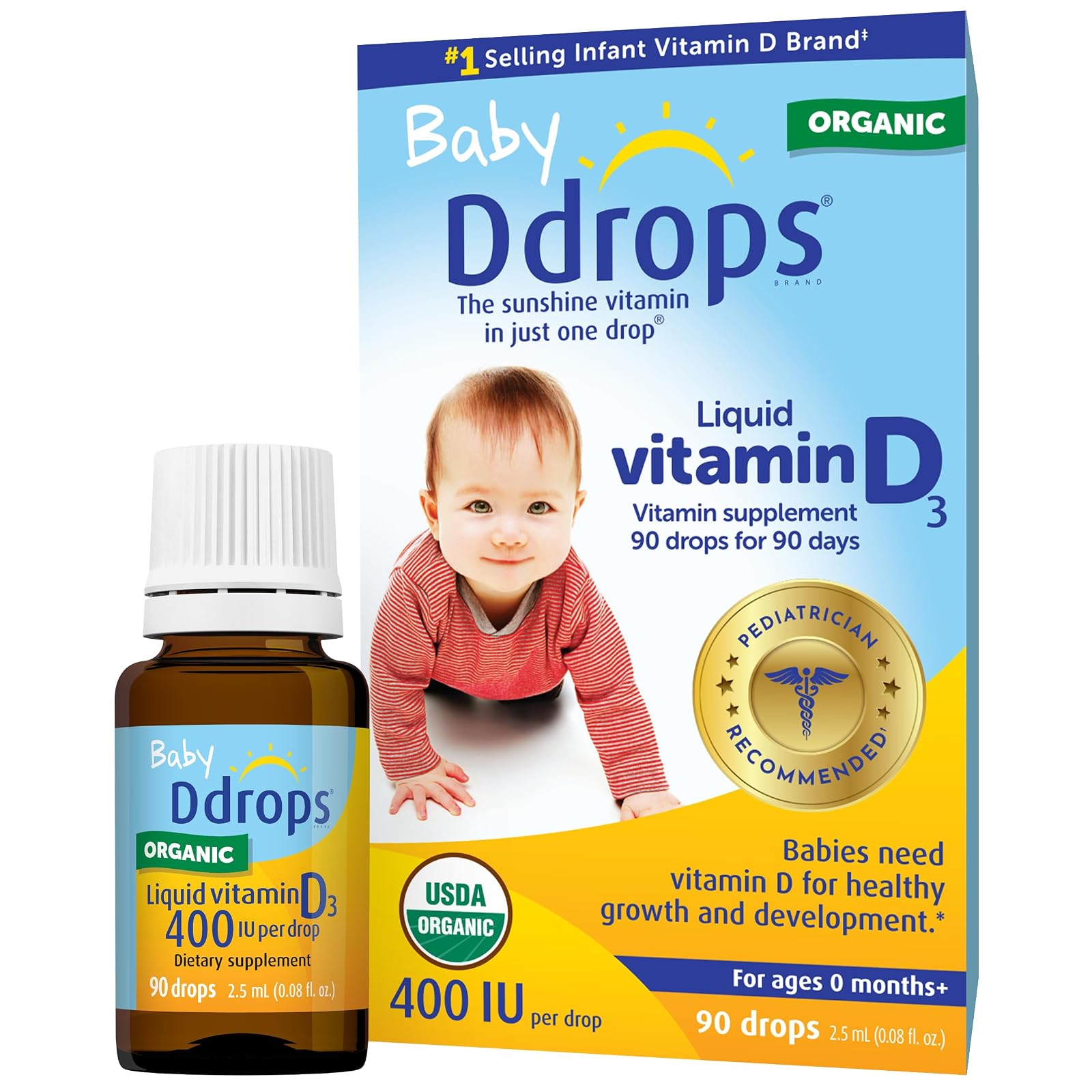 Ddrops Baby Vitamin D 400 IU drops