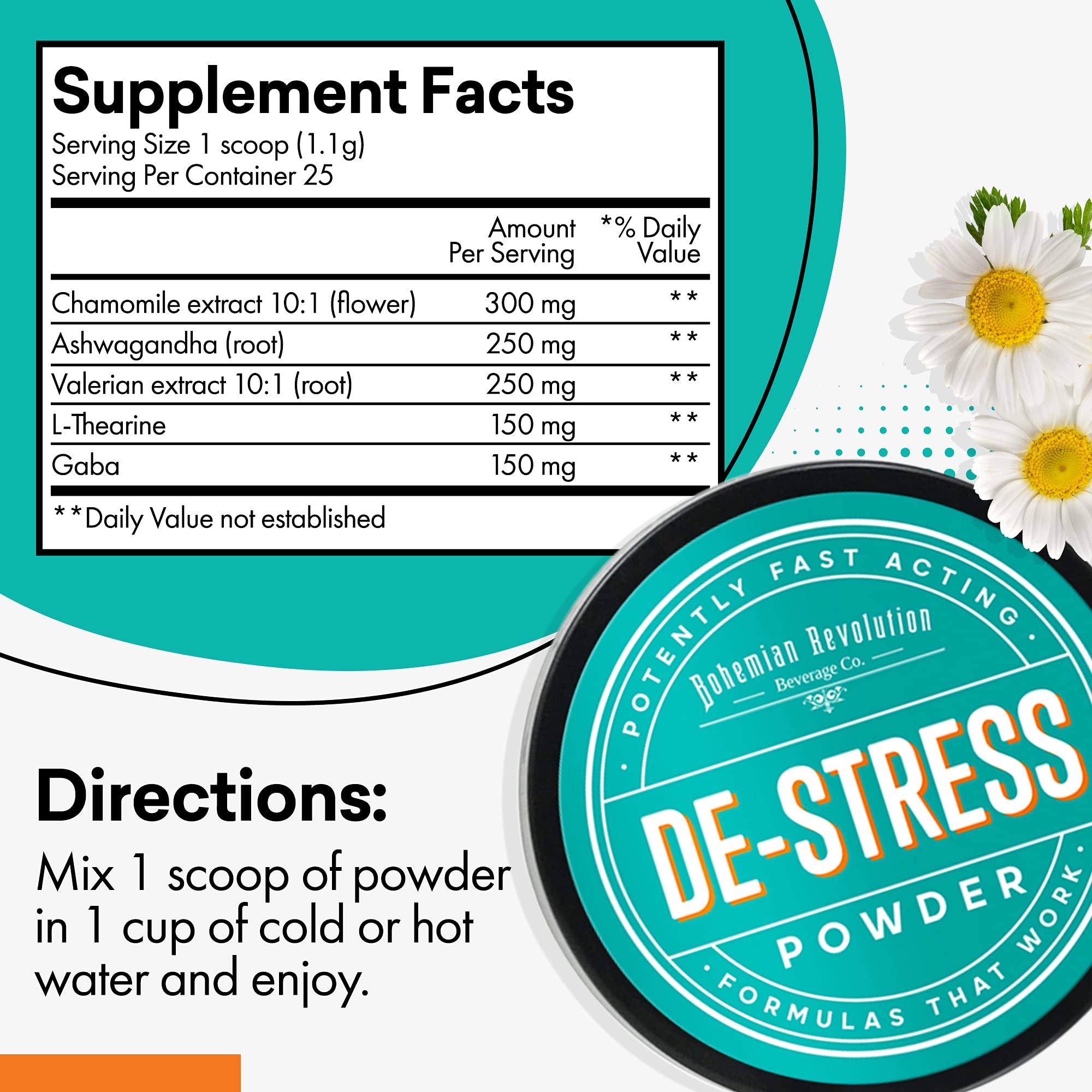 De-Stress Powder for daily wellness
