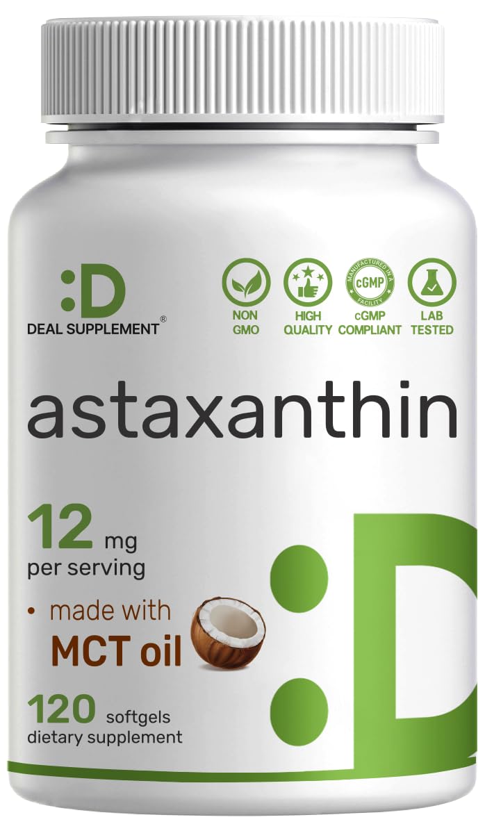 DEAL SUPPLEMENT Astaxanthin 12 mg softgels