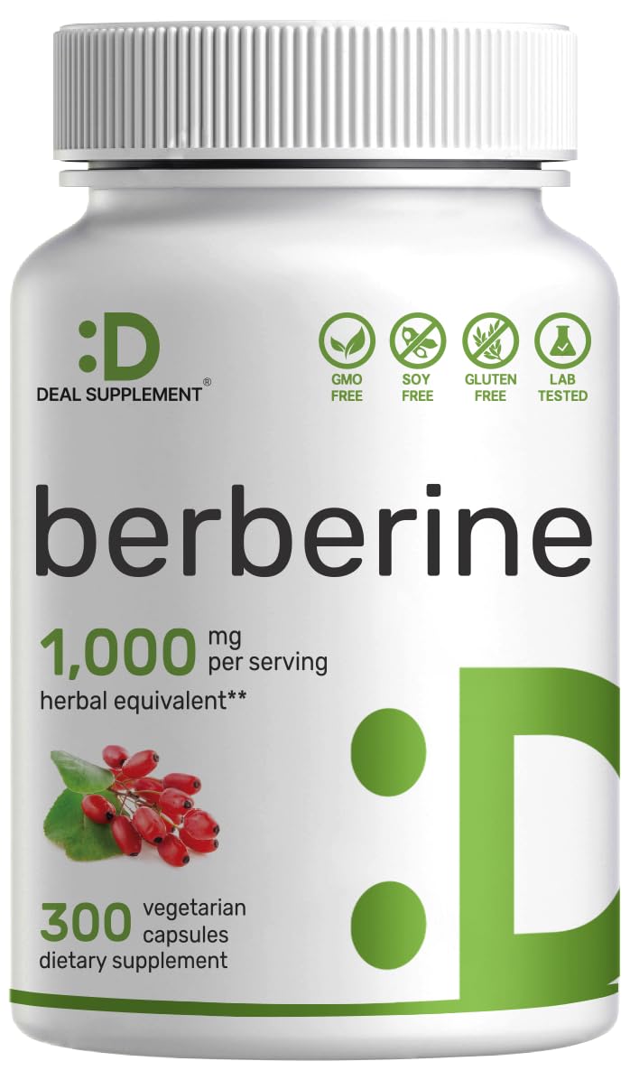 DEAL SUPPLEMENT Berberine 1000mg capsules