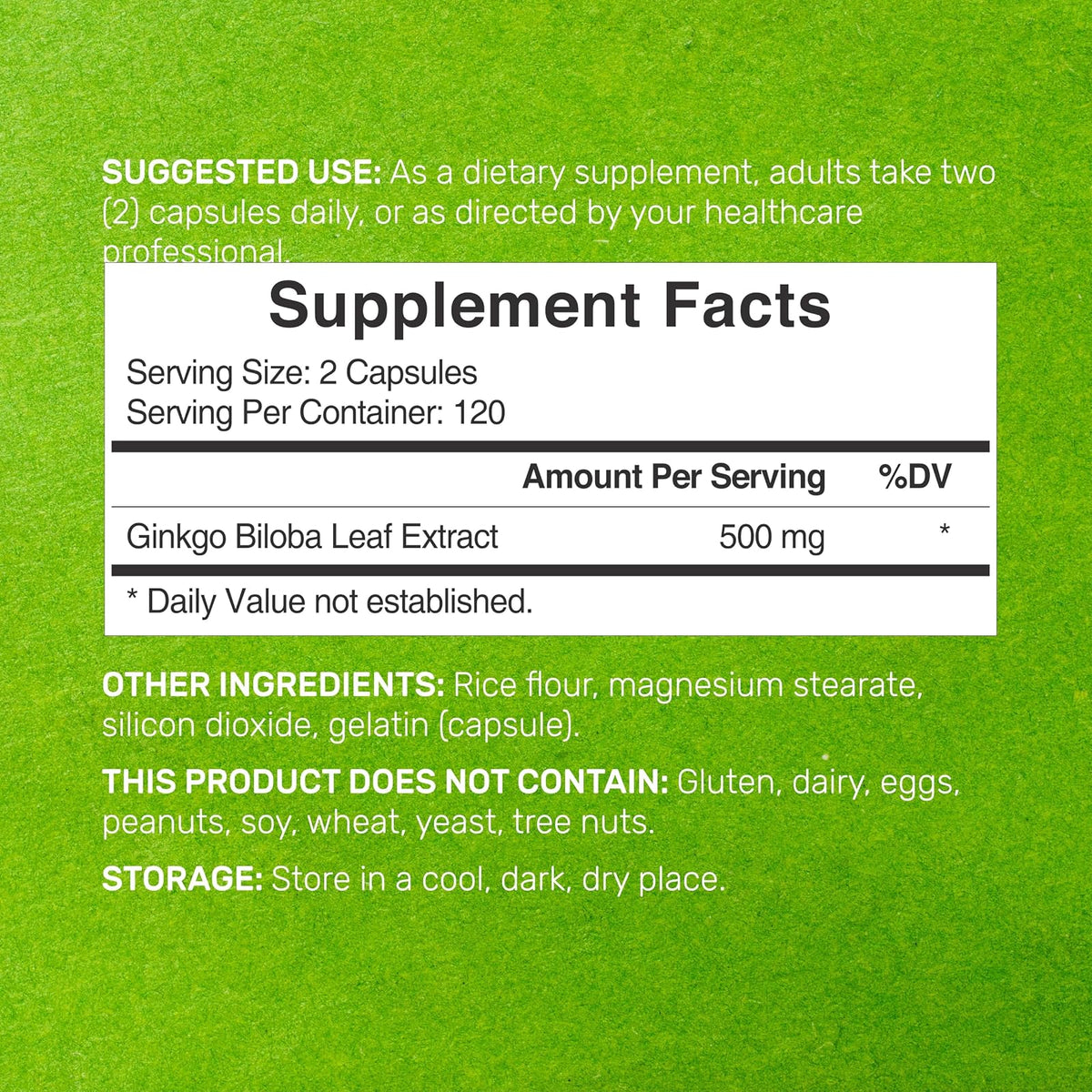DEAL SUPPLEMENT ginkgo biloba benefits