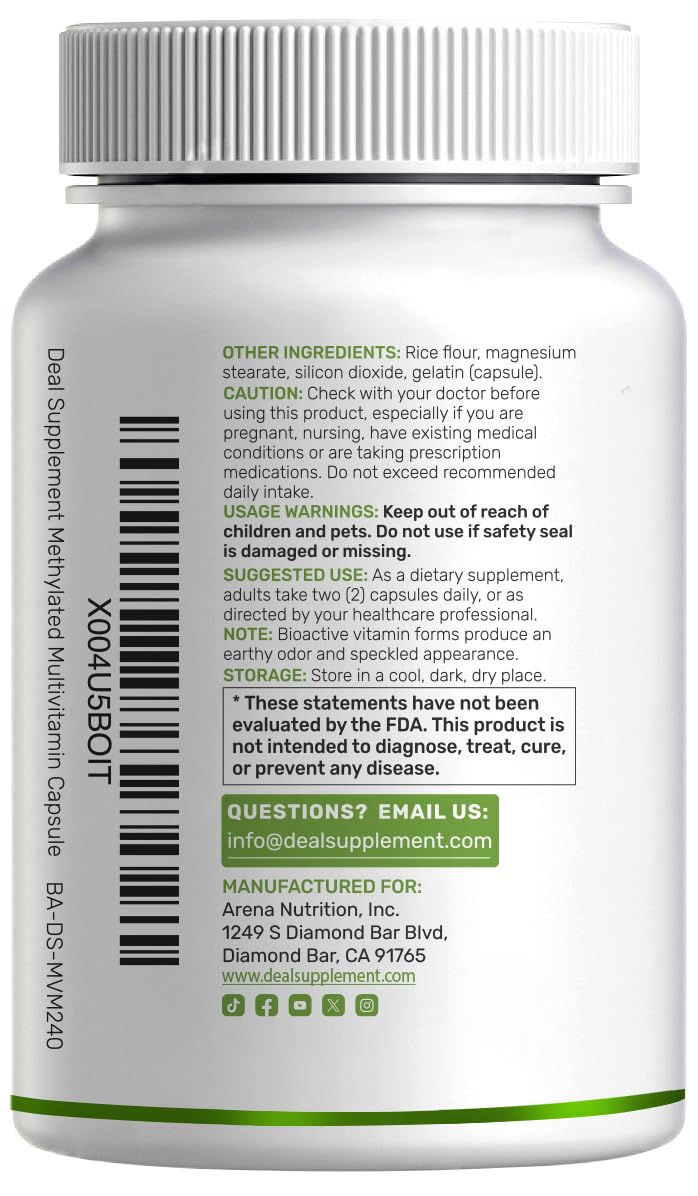 DEAL SUPPLEMENT multivitamins for optimal wellness