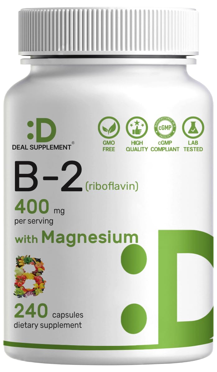 DEAL SUPPLEMENT vitamin B2 benefits