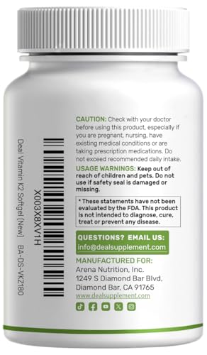 DEAL SUPPLEMENT vitamin k for daily use