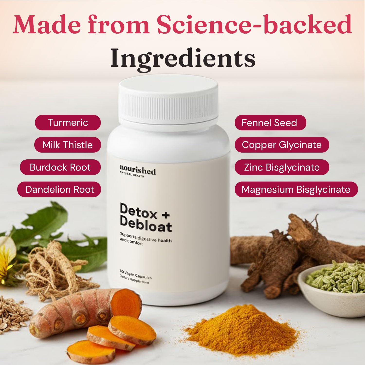 Debloat capsules for better digestion