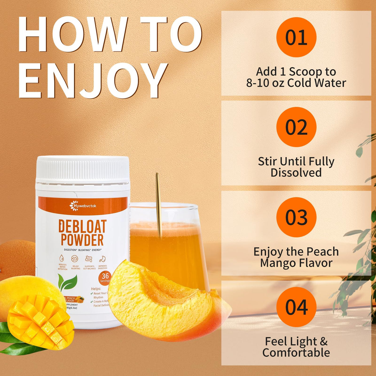 Debloat Powder for a healthier gut