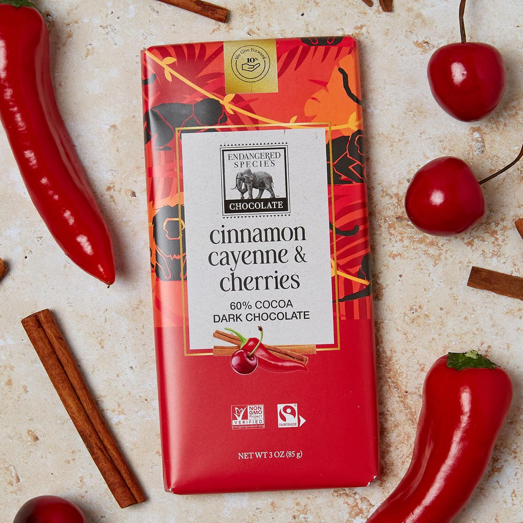 Decadent cinnamon cherry chocolate