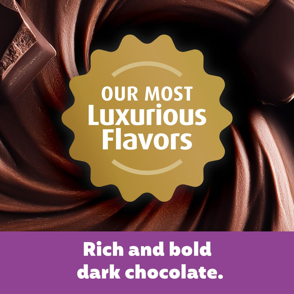 decadent dark chocolate protein drink