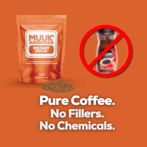 decaf coffee with functional mushrooms