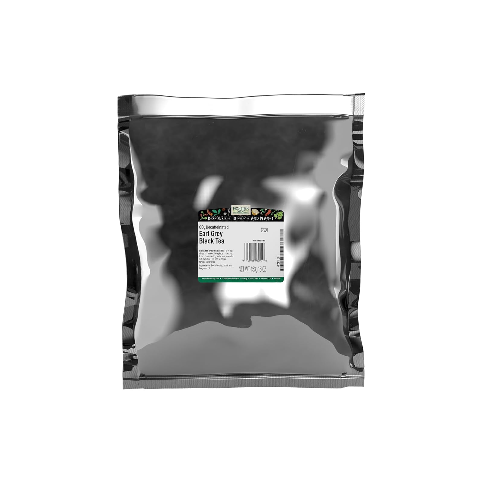 decaf Earl Grey herbal tea