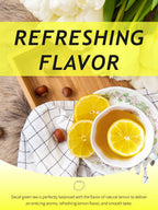 decaf lemon green tea for soothing moments