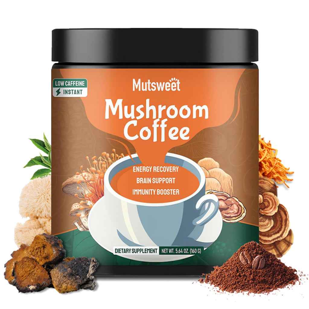 decaf mushroom coffee for energy