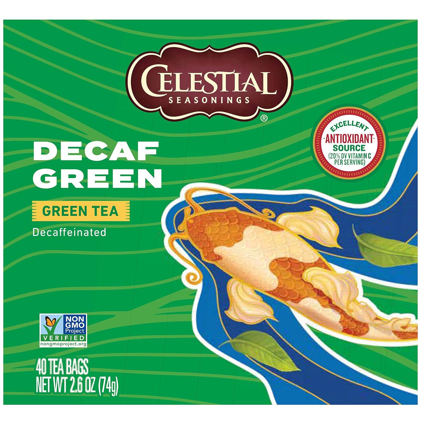 decaffeinated green tea bags for relaxation