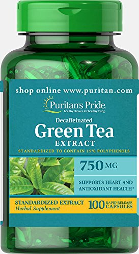 decaffeinated green tea capsules for wellness