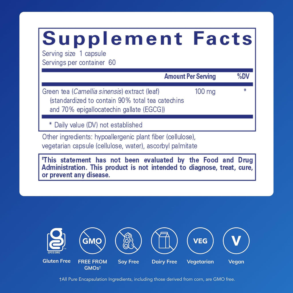 decaffeinated green tea extract capsules