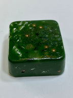 Decorative chromium oxide crystals