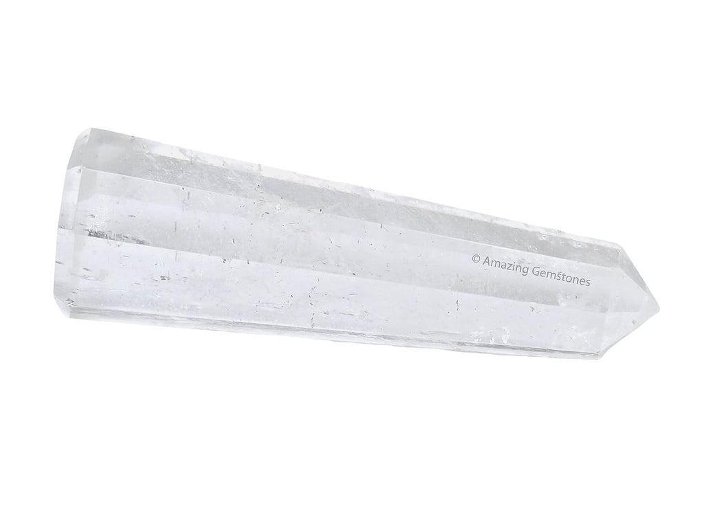 decorative clear quartz crystal tower