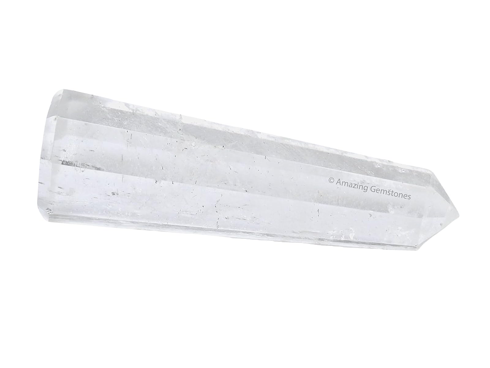 decorative clear quartz crystal tower