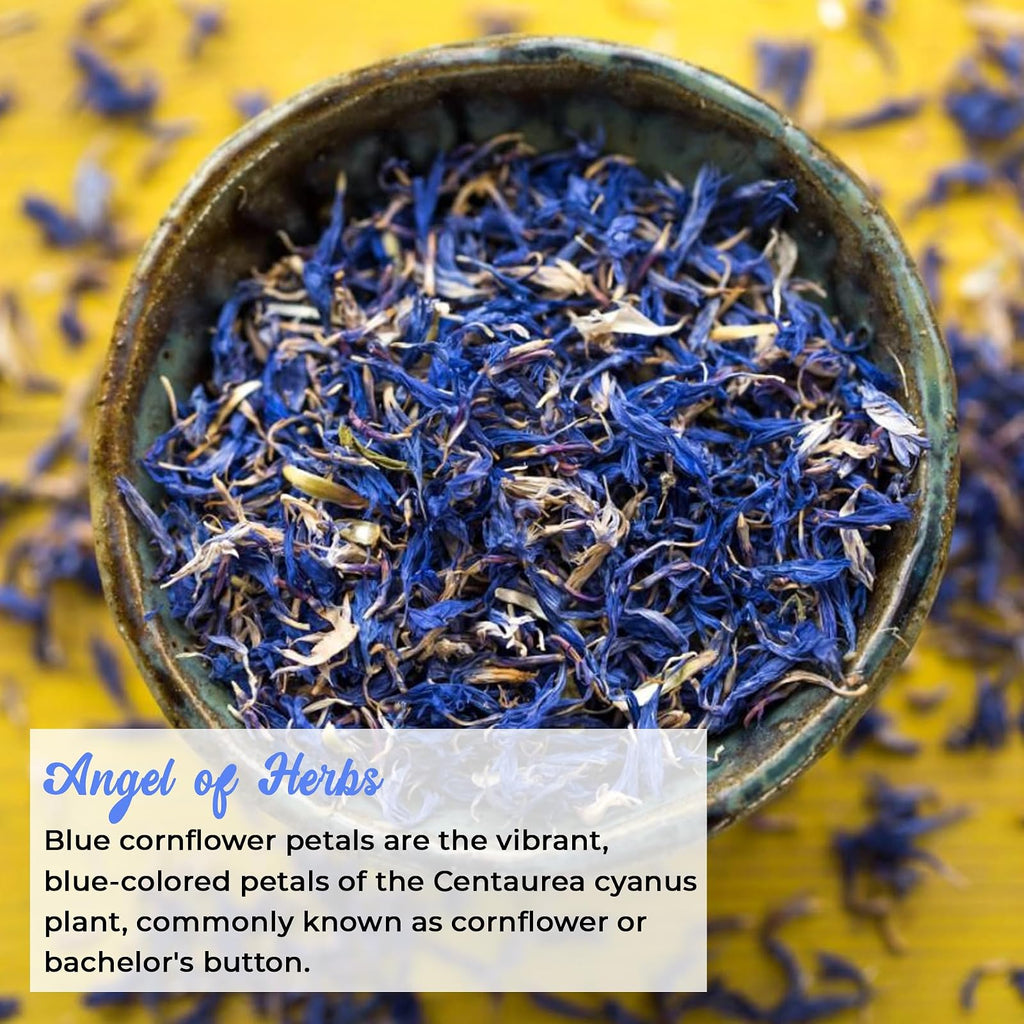 decorative cornflower petals for desserts