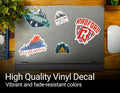 Decorative hawthorn decal for walls