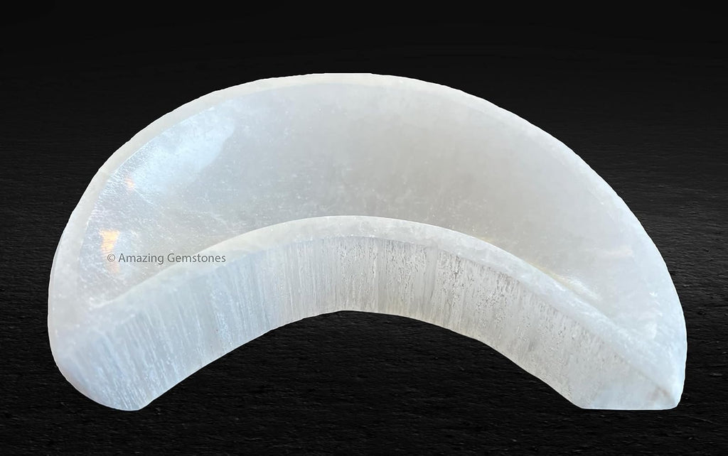 decorative selenite bowl for home decor