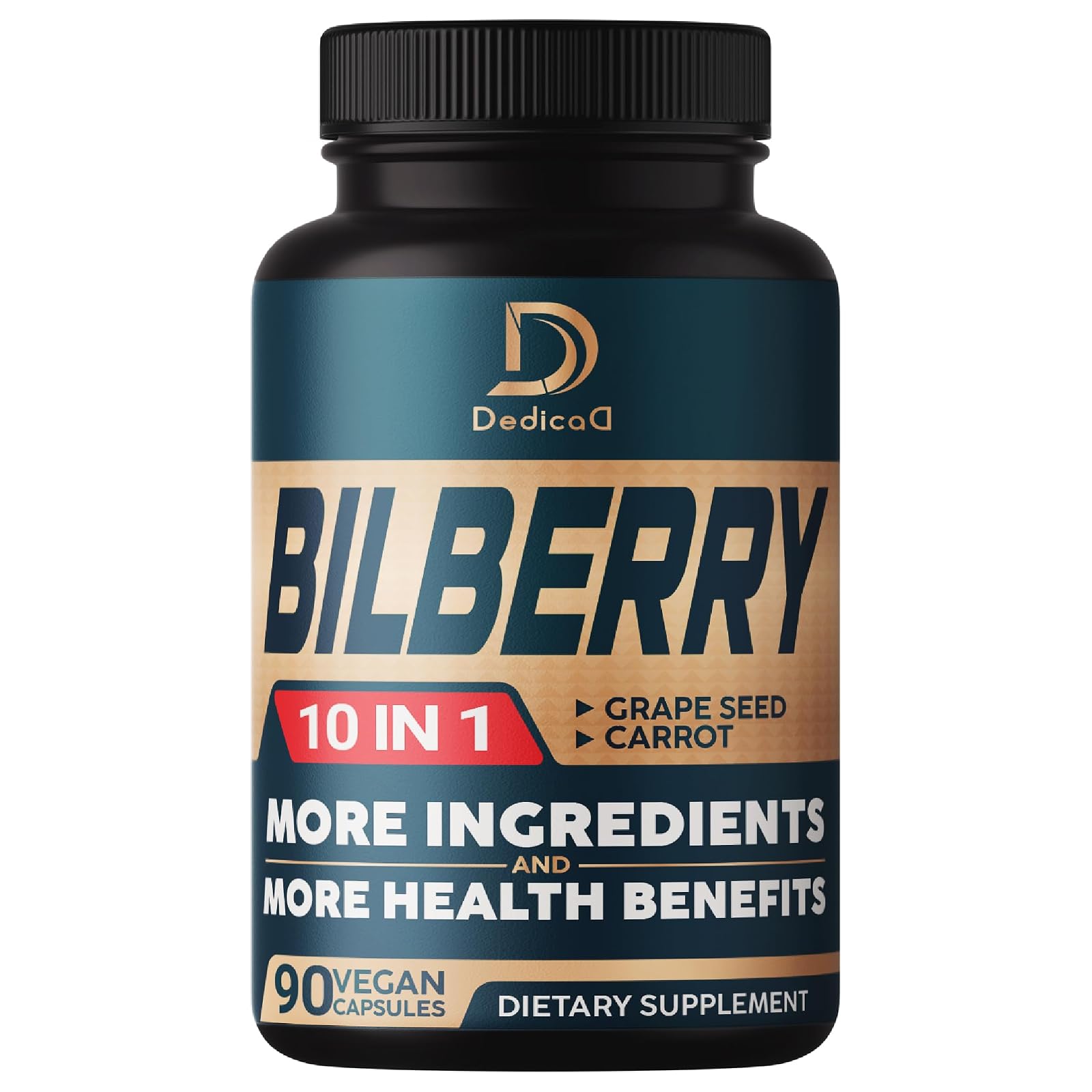 DEDICAD bilberry extract vegan capsules