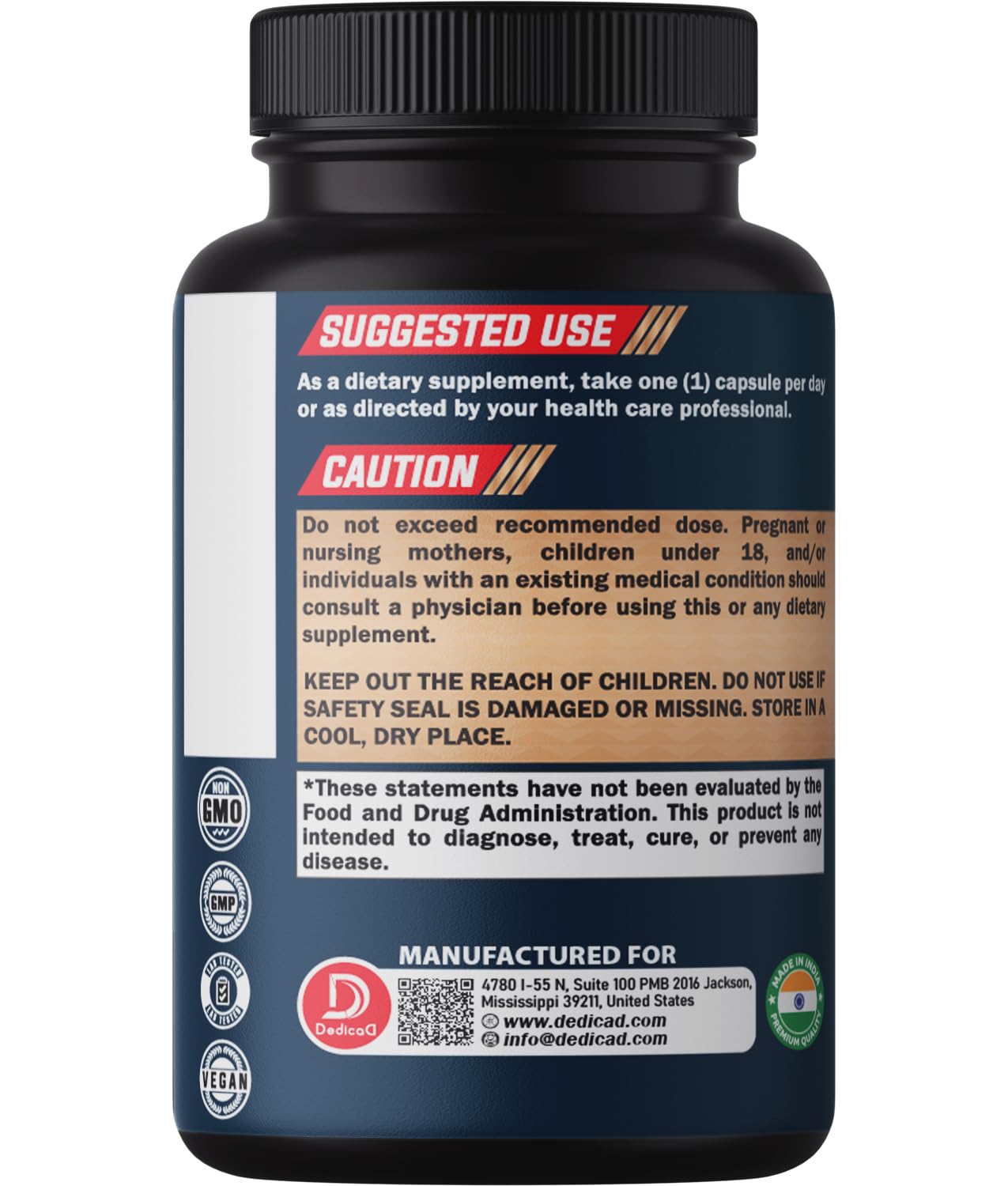 DEDICAD blended supplements for better well-being