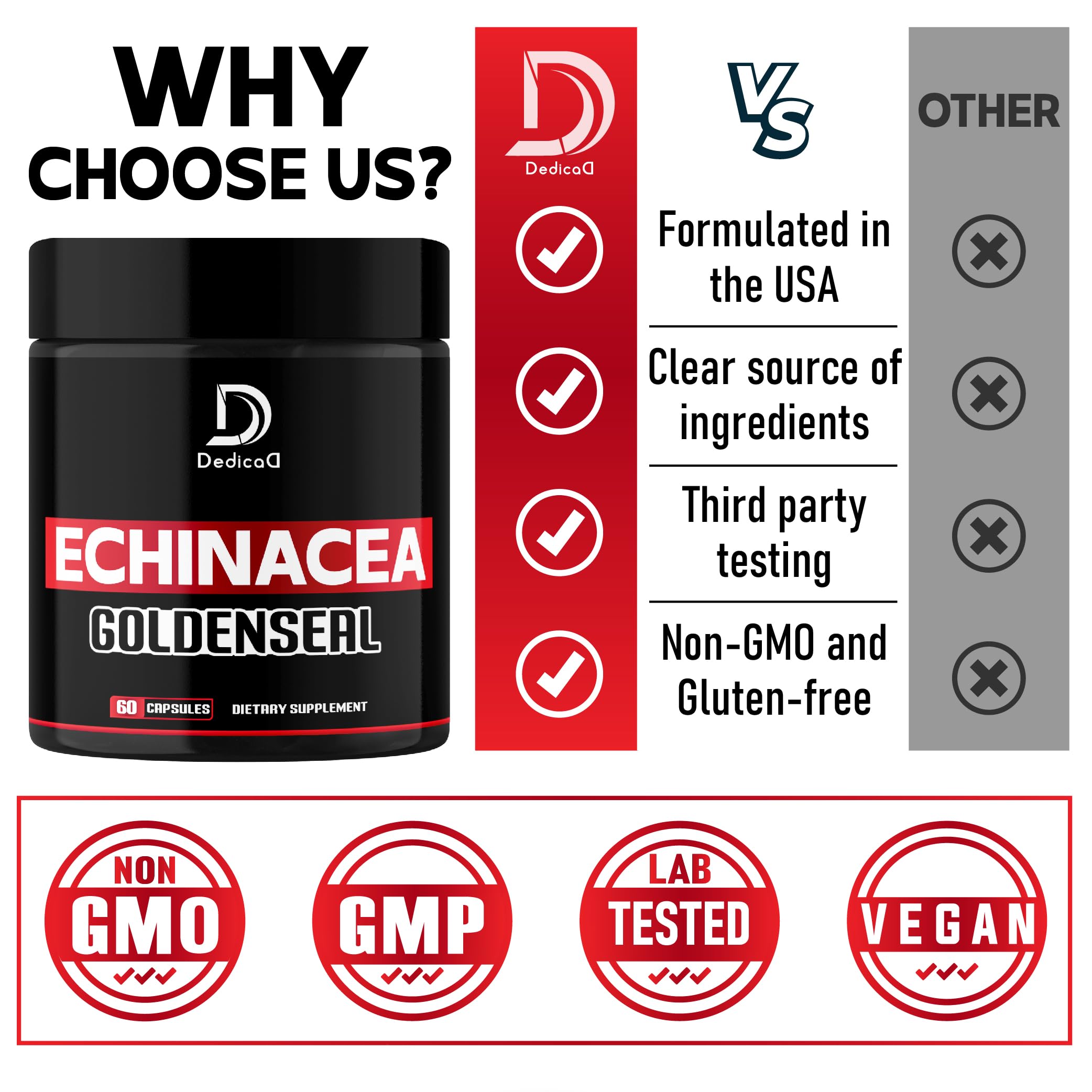 DEDICAD echinacea for cold relief