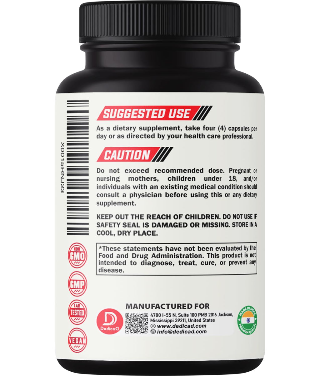 DEDICAD health capsules with sea moss