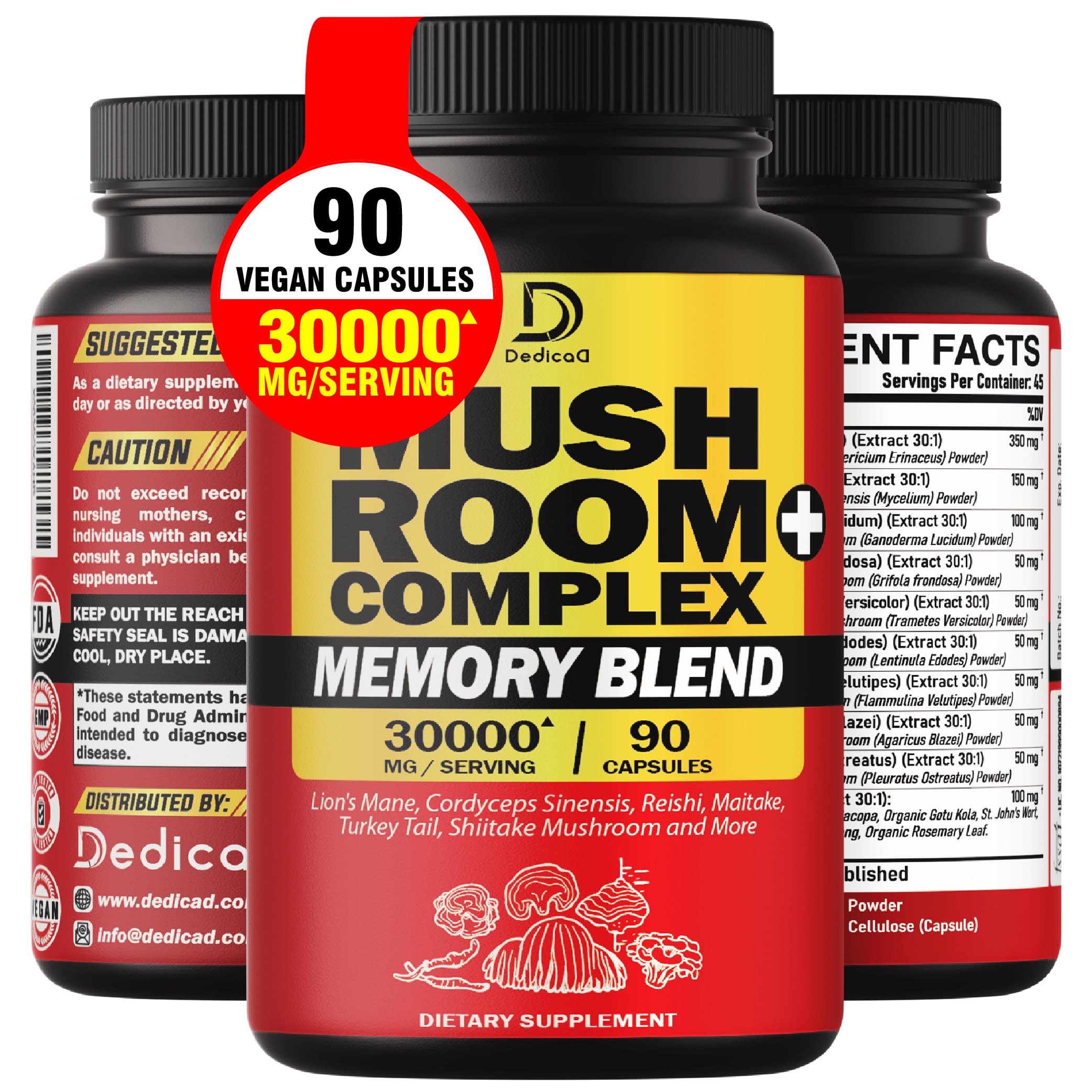 DEDICAD mushroom complex for immunity