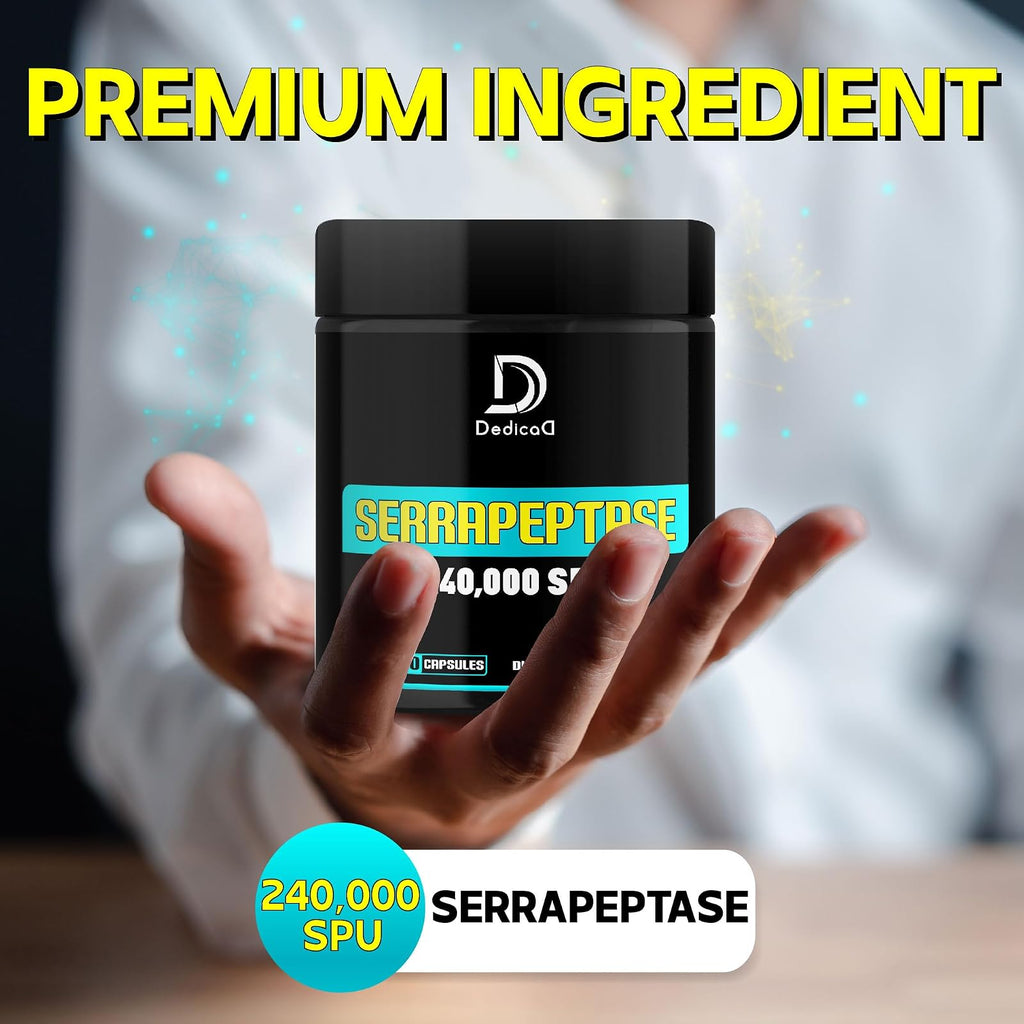 DEDICAD Serrapeptase for gut relief