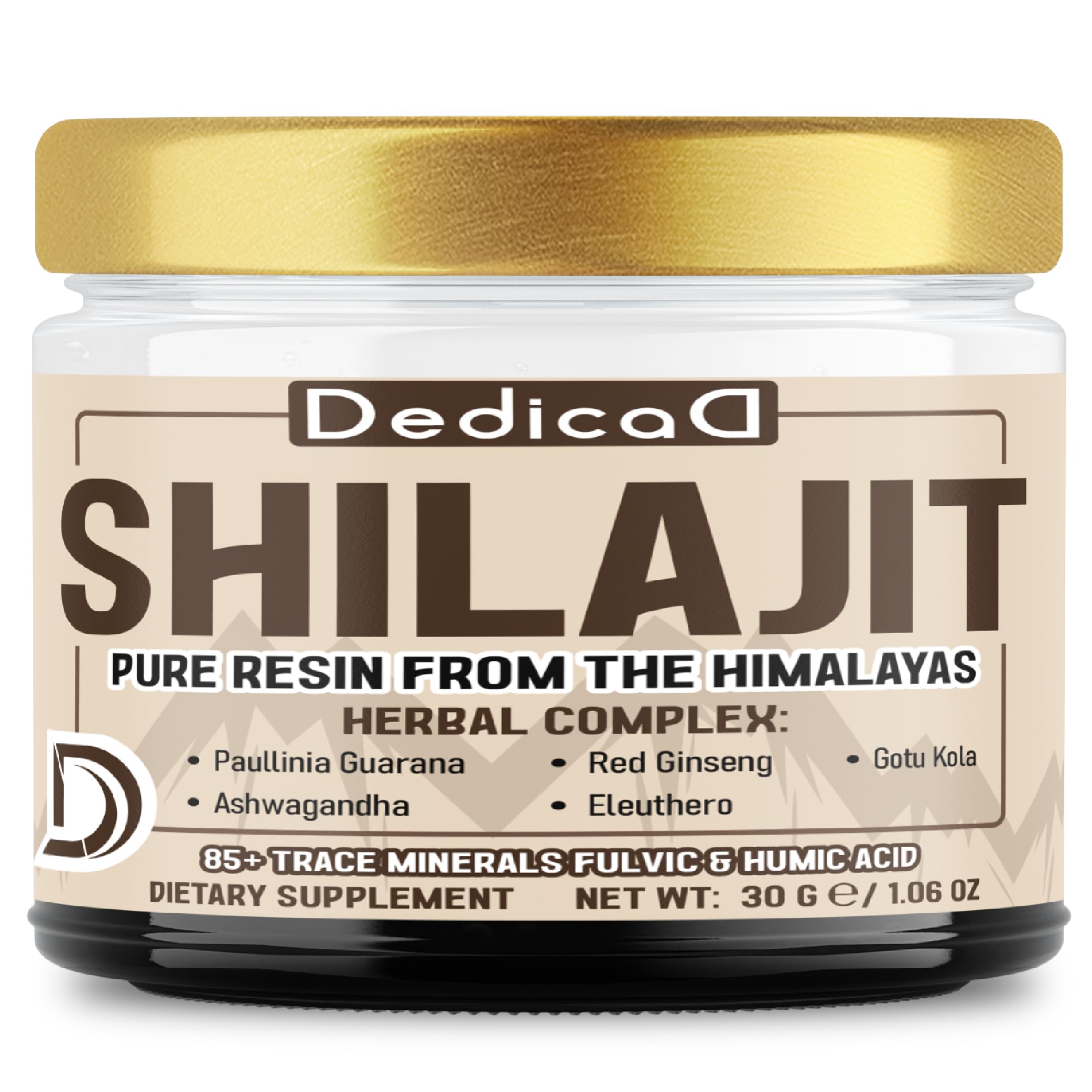 DEDICAD Shilajit resin for energy