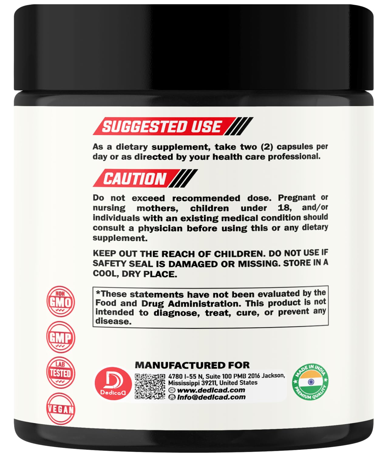 DEDICAD supplement for improved sleep patterns