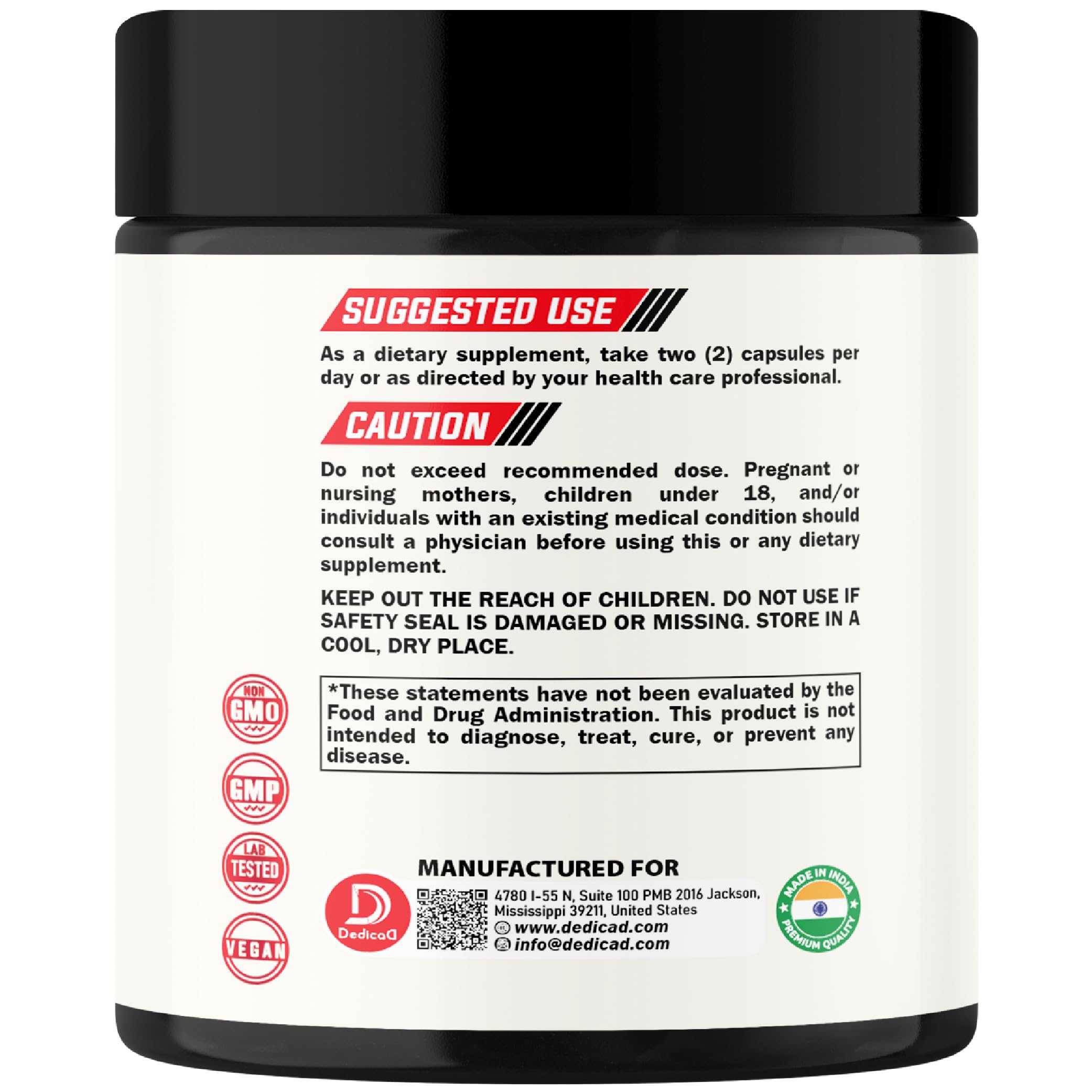 DEDICAD turmeric for enhanced absorption