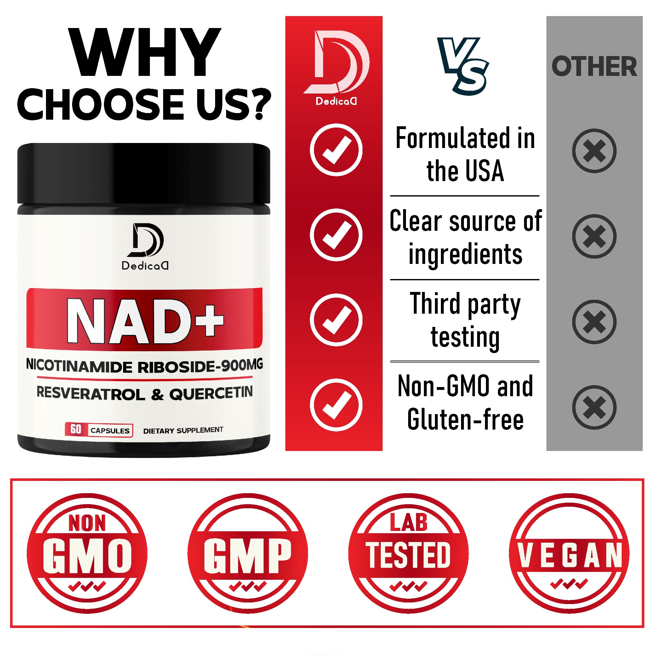 DEDICAD vitamin blend for wellness