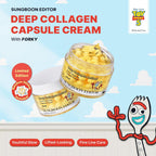 Deep hydration with collagen cream