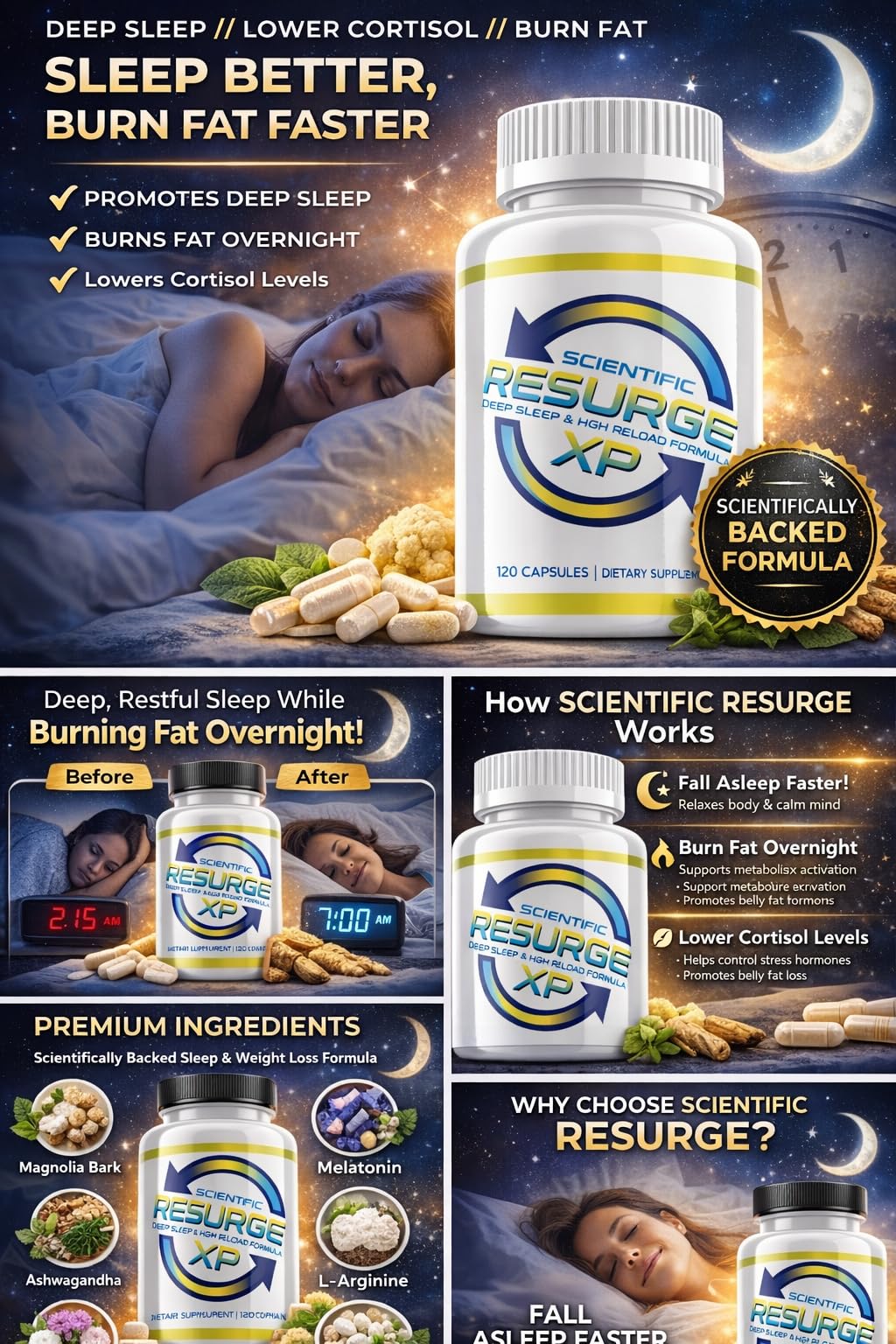 deep sleep support with melatonin 10mg