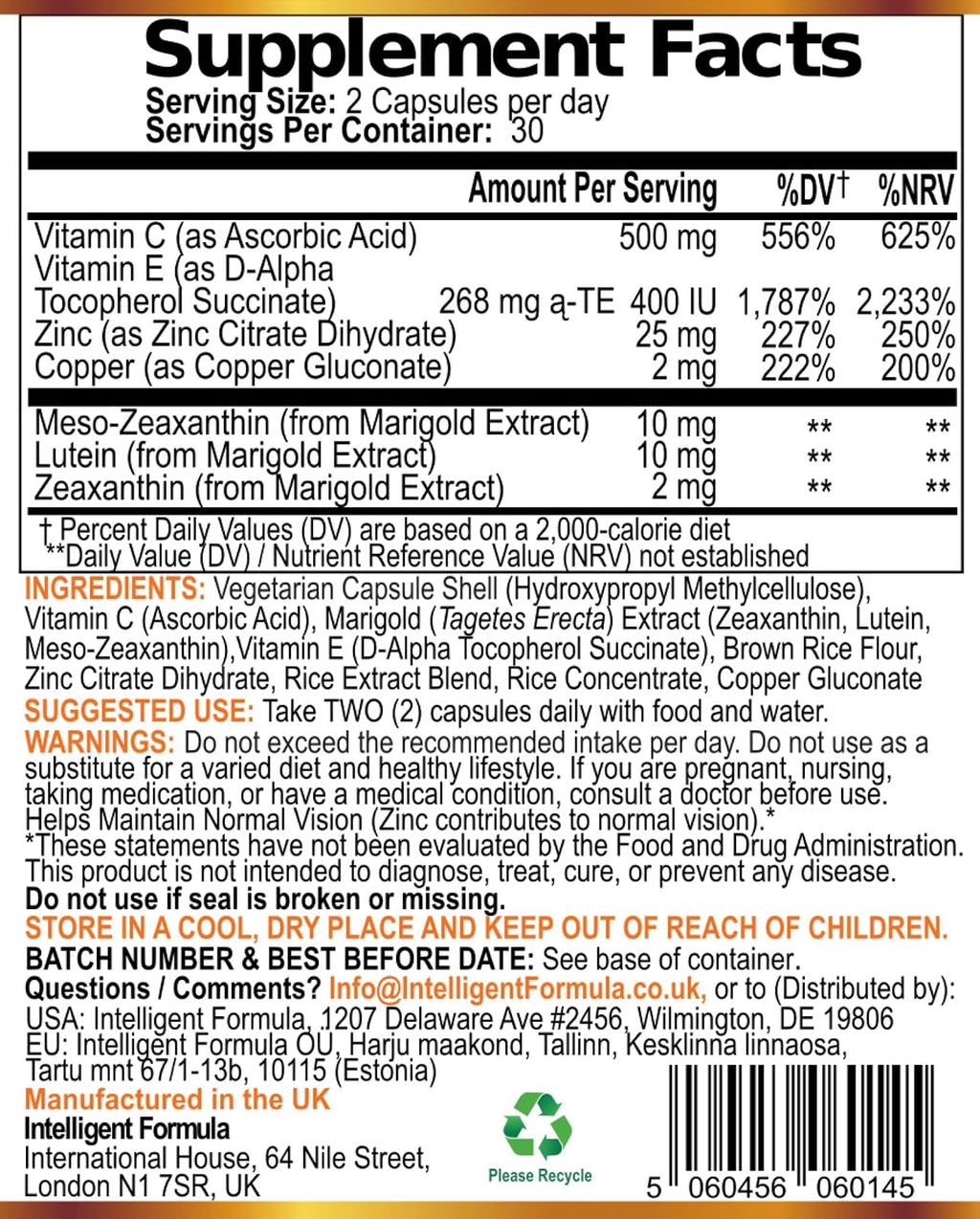 Defend your eyesight with AREDS2 vitamins