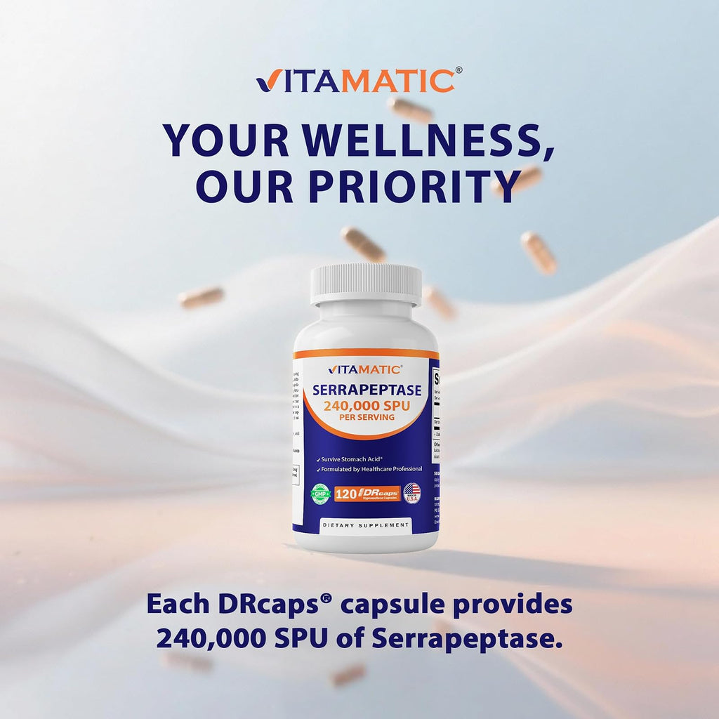 delayed release serrapeptase benefits