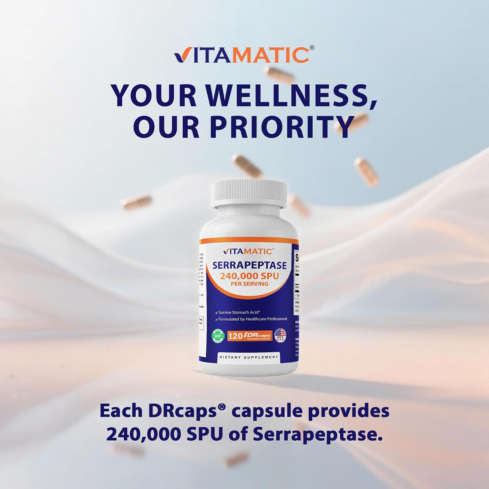 delayed release serrapeptase benefits